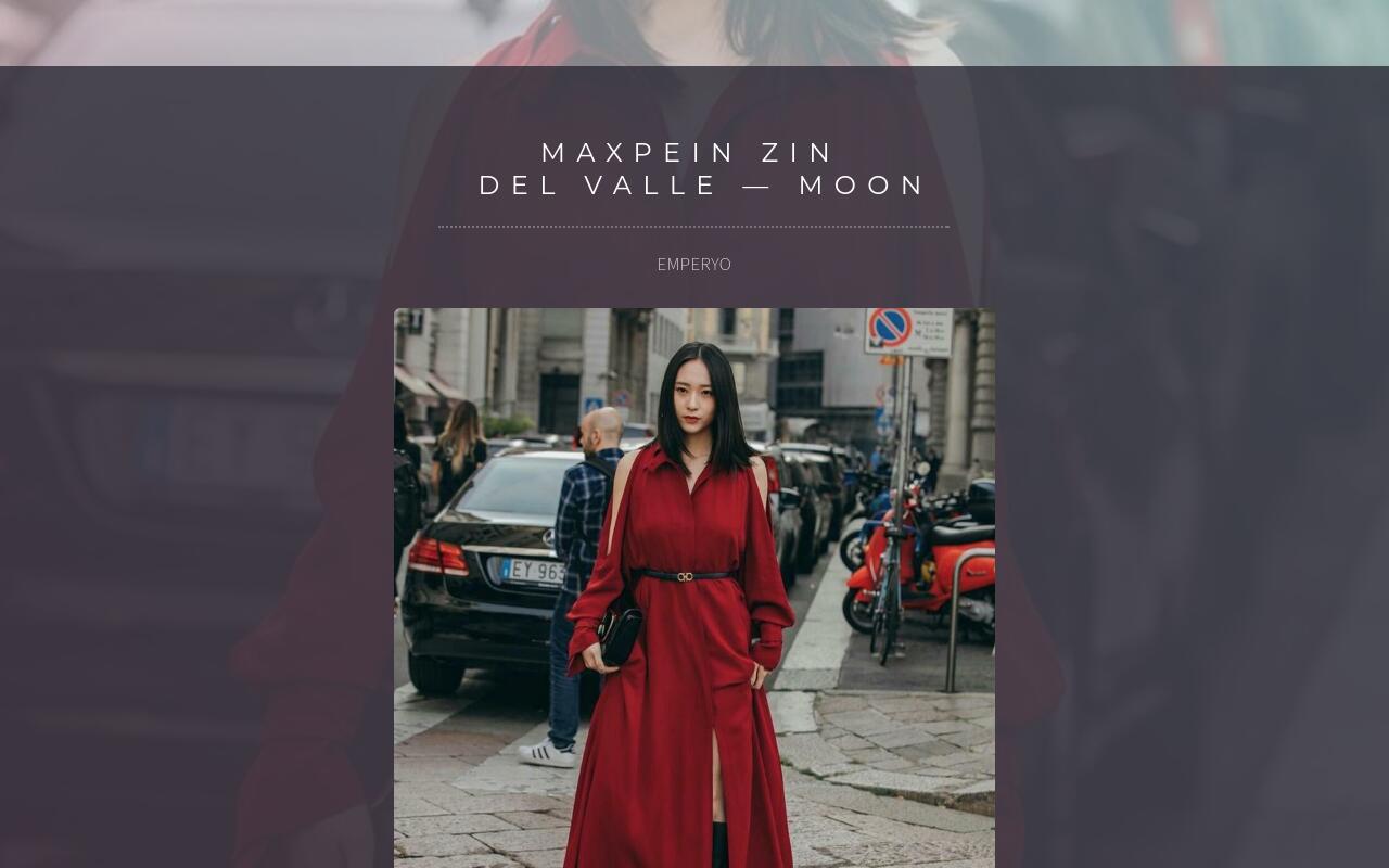 Maxpein Zin Del Valle — Moon